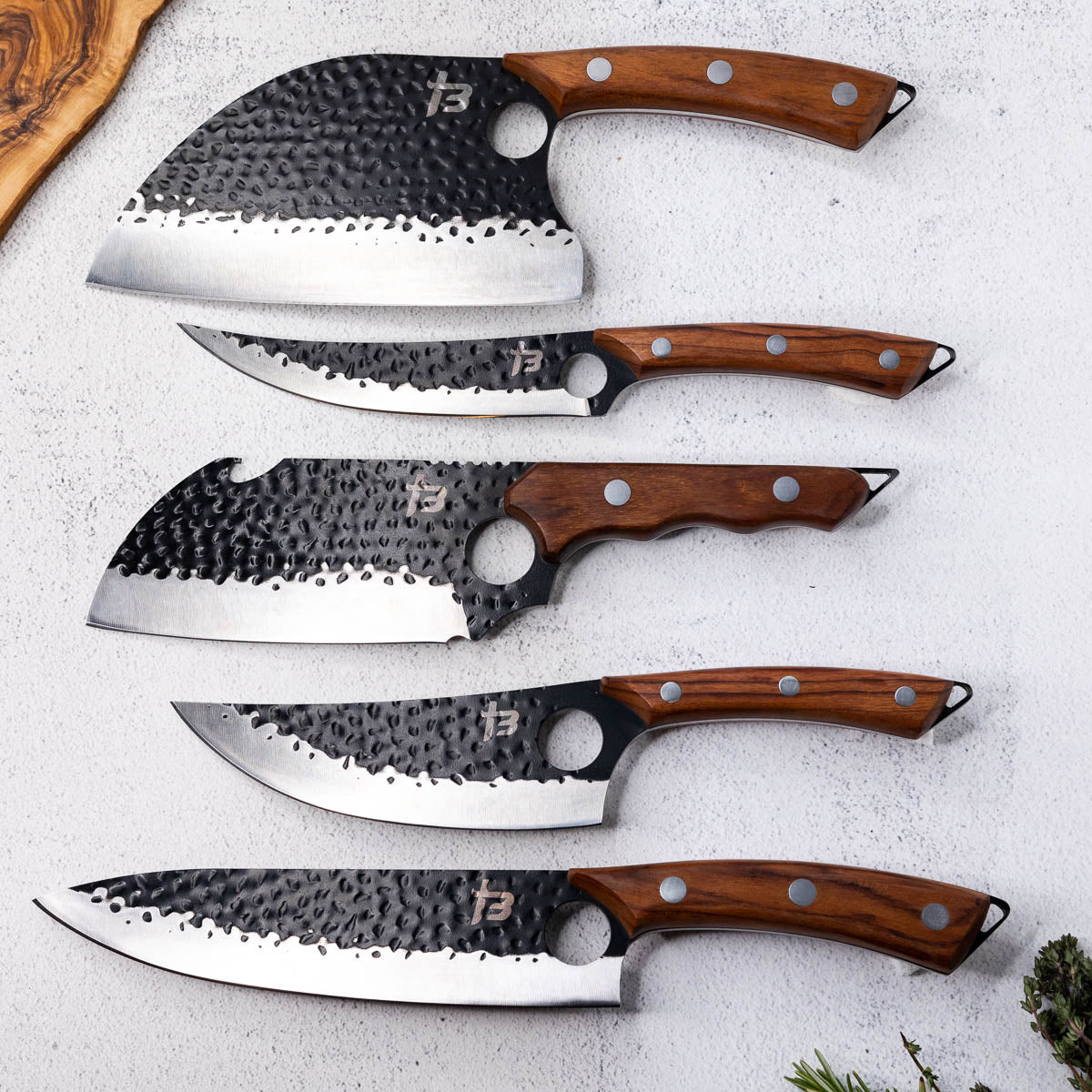 Explorer Series - 5 Piece Chef Knife Set | Forged Blade