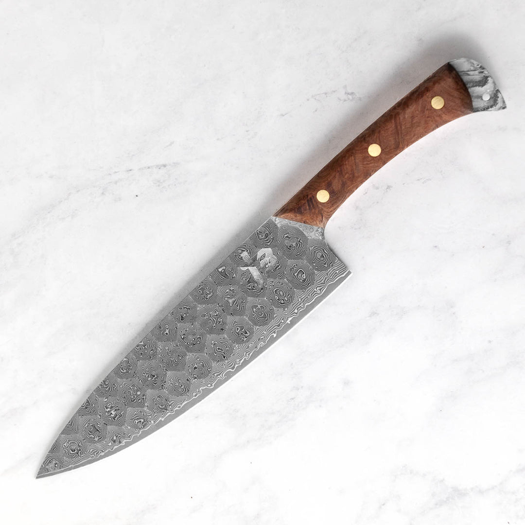 Wildrose Series - 8" Chef Knife – Forged Blade