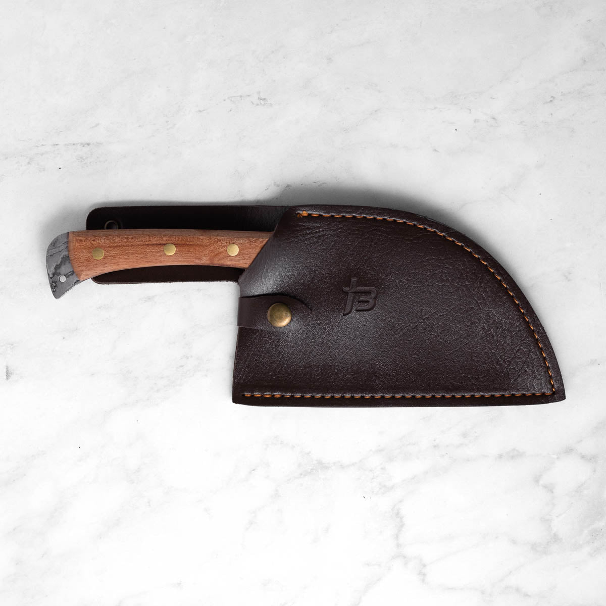 Wildrose Series - 7" Serbian Cleaver – Forged Blade