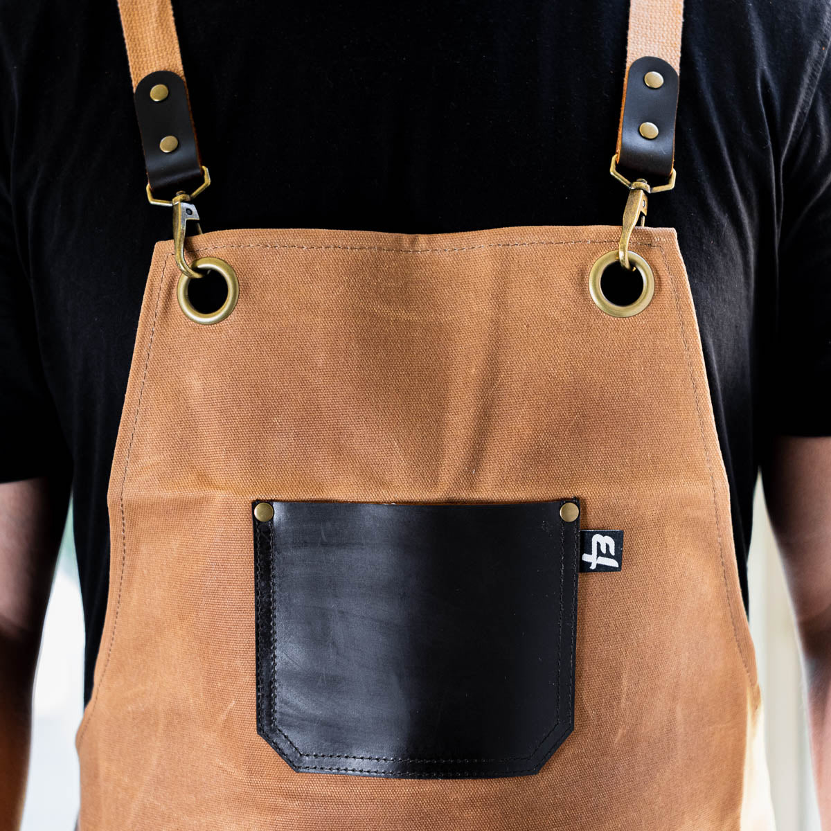 The Grill Master - BBQ Chef Apron | Leather & Waxed Canvas – Forged Blade