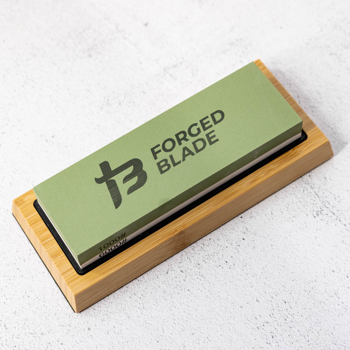 Dual-Grit Premium Sharpening Stone – 1000/6000 Grit – Forged Blade